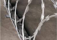 China Anti Rust Galvanized Razor Blade Fencing Wire 8m For Security Fencing Barriers for sale