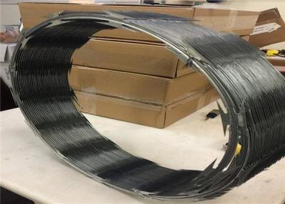 China BTO-22 Hot Dipped Galvanized Concertina Razor Barbed Wire 450mm Diameter for Industrial Security Fencing for sale