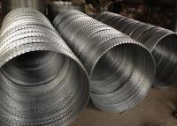 China Hot Dipped Galvanized Concertina Razor Barbed Wire - 2.5mm Wire Diameter, 450-980mm Coil Sizes for sale