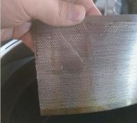 China 0.8mm Hole 80mm Width Stainless Steel Perforated Sheet Round Hole for sale