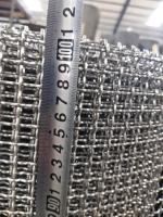 China Metal Decorative Lock Crimped Stainless Woven Wire Mesh For Interior Design for sale
