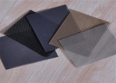 China 30m High Security Black Colored Australia Anti Theft Security Screen 304 King Kong Wire Mesh for sale