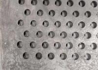 China Architectural Mild 1.85m X 2m Steel Perforated Mesh Punched Hole Sheet Screen for sale