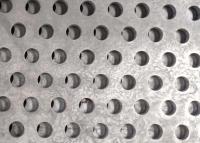 China Architectural Mild 1.85m X 2m Steel Perforated Mesh Punched Hole Sheet Screen for sale