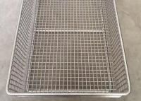 China 304 Stainless Steel Wire Mesh Storage Basket 0.5-8mm Wire Diameter with ±5mm Tolerance for Kitchen & Industrial Use for sale