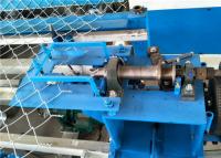 China PVC Diamond Mesh Chain Link Fence Machine with 40-60 Cycles/Min Speed, 600-4000mm Width & 80-120m²/h Production Capacity for sale