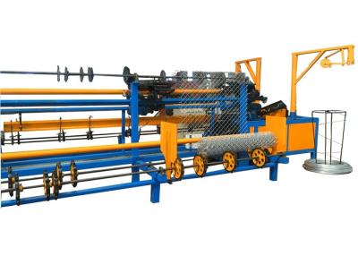 China Single Wire Chain Link Fence Machine 2-4mm Wire Diameter 80-120m²/h Production Speed with PLC Control for sale