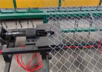 China Single Wire Chain Link Fence Machine 2-4mm Wire Diameter 80-120m²/h Production Speed with PLC Control for sale