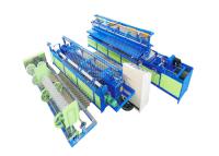China Single Wire Chain Link Fence Machine 2-4mm Wire Diameter 80-120m²/h Production Speed with PLC Control for sale