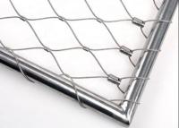 China 7x19 Stainless Steel Wire Rope Mesh with 25mm Width and 150mm Height for Stairway Balustrades for sale
