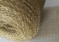 China Filters And Glass Lamination Knitted Copper Wire Mesh 0.23mm for sale