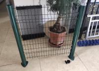 China V Shape Heavy Gauge Wire Mesh Panels PVC Coated 2.5m W X 2.2m H Weather Proof for sale