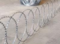 China Flat Profile Razor 0.5MM Concertina Barbed Wire BTO-22 for sale