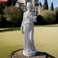 China Famous Hand Carved Life Size Marble Statue of Hebe for sale