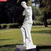 China Famous Hand Carved Venus Sculpture Prices of Marble Statues for sale