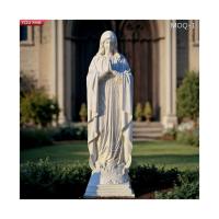 China Classical Hand Carved Marble Mother Teresa Marble Sculpture for sale