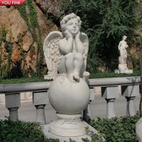 China Custom Life Size Cherub Marble Statue Figure Statue for sale