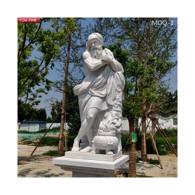 China Outdoor Garden Marble Human Figure Sculpture for sale