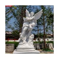 China Custom Life Size Marble Thetis on a Dolphin Statue for sale