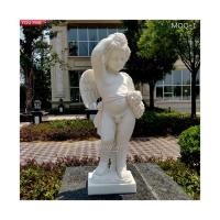 China Outdoor Garden Marble Angel Child Statue Sculpture for sale