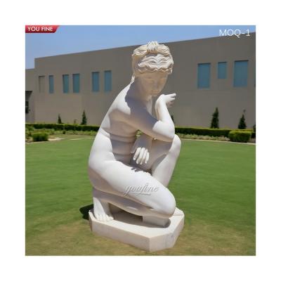 China Custom Outdoor Lawn White Marble Statue of Aphrodite for sale