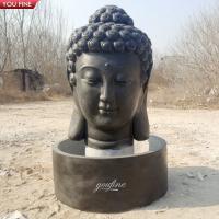China Custom Hand Carved Hot Sale Marble Buddha Sculpture Water Fountain for sale