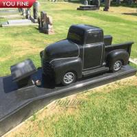 China Hand Carved Marble Memorial Black Tombstones and Monuments for Sale for sale