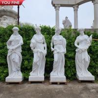 China Custom Life Size Immaculate Marble Sculpture Four Season Statue for sale