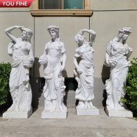 China Life Size Home Decoration Marble Four Season Sculpture Human Figure Statue for Sale for sale