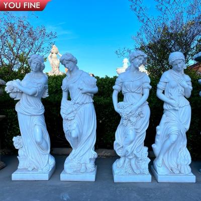 China Life Size Garden Decor 4 Seasons Marble Statues for Sale for sale
