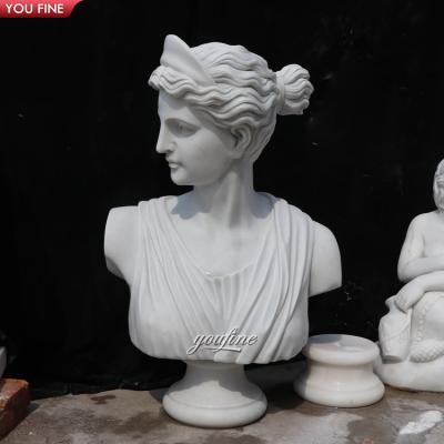 China Manor Ornament Custom Antique Famous Marble Figure Bust Statue for sale