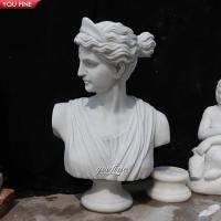 China Manor Ornament Custom Antique Famous Marble Figure Bust Statue for sale