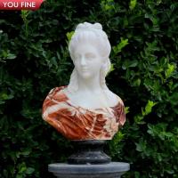 China Manor Ornament Custom Antique Famous Marble Figure Bust Statue for sale