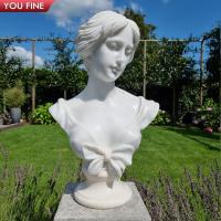 China Manor Ornament Custom Antique Famous Marble Figure Bust Statue for sale