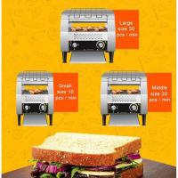 China 2200W Power Electric Bread Toaster for Restaurant Breakfast 2 Slice N/W 14Kg for sale