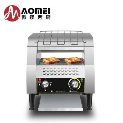 China 300-350 pcs/hour Bread Production Commercial Electric Conveyor Toaster for sale