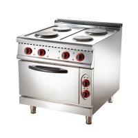 China Commercial Aomei Electric Cooking Range with 4 Square Hot Plates and Oven Model FEC-94EO for sale
