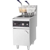 China 18kW Stainless Steel 28L Single Tank Basket Fryers for Commercial Kitchen Equipment for sale
