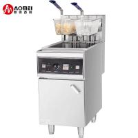 China 18kW Stainless Steel 28L Single Tank Basket Fryers for Commercial Kitchen Equipment for sale