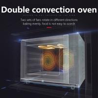 China Stainless Steel Digital Glass Countertop Convection Oven for Bakery Bread Production for sale