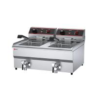 China Stainless Steel Electric Potato Chips Fryer Machine with Temperature Control and Cover 13L for sale
