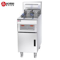China Electric Restaurant Deep Fryer 28L*2 2 Tank 4 Basket Overheat Protection 800x805x1100 for sale