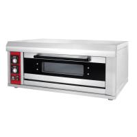 China 1 Layer 1 Deck 2 Tray Small Bakery Bread Single Deck Baking Oven 1220X820X530mm Size for sale