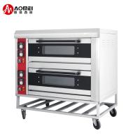 China 1 Layer 1 Deck 2 Tray Small Bakery Bread Single Deck Baking Oven 1220X820X530mm Size for sale