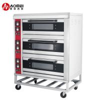 China 1 Layer 1 Deck 2 Tray Small Bakery Bread Single Deck Baking Oven 1220X820X530mm Size for sale