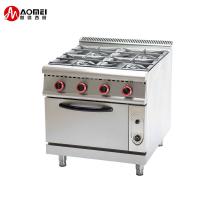 China Portable Gas Range Cooker with 4 Burner Stove and Multifunctional Stainless Steel Oven for sale