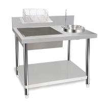 China 800/1000x700x800mm Commercial Kitchen Breading Table for Fast and Hassle-free Wrapping for sale