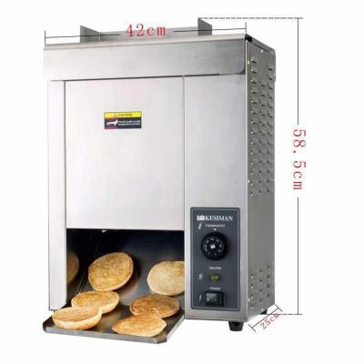 China 1600W Electric Conveyor Belt Toaster for Hamburger Bread in Commercial Food Industry for sale