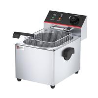 China NO Private Mold Electric Deep Fryer for Commercial Fish Potato Plantain Chips Frying for sale