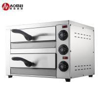 China Commercial Kitchen Stainless Steel Electric Pizza Oven with Snack Pan 220V 1200W for sale